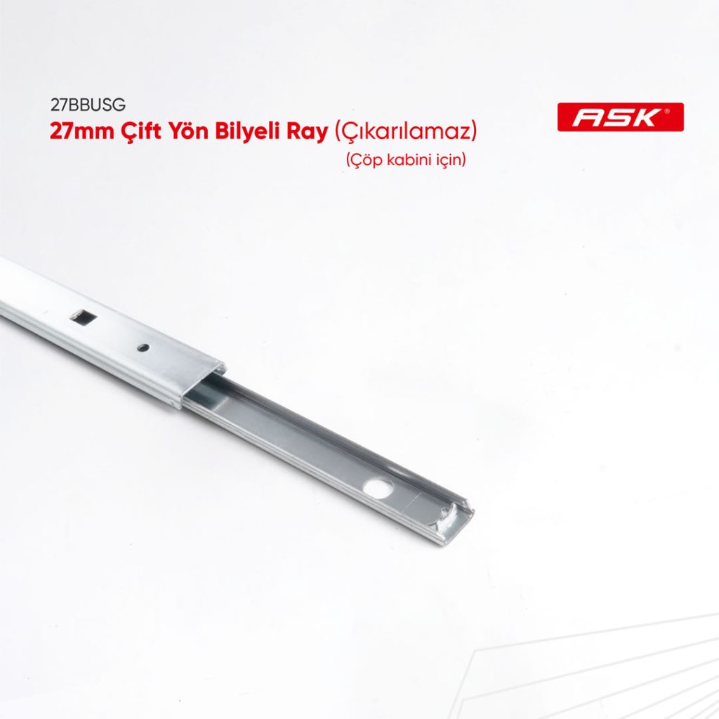 ASK Rolly - Teleskopik Çekmece Rayları